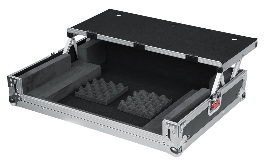 Universal Road Case for Medium DJ Controllers with Sliding Laptop Platform