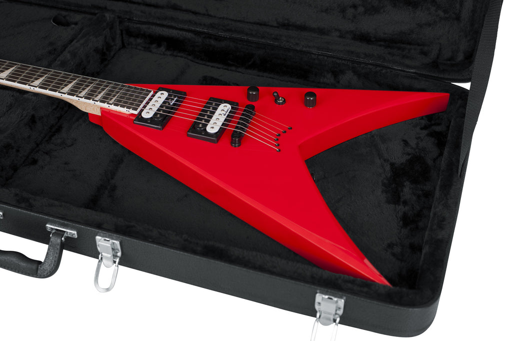 Gator Hard-Shell Wood Case for Extreme Guitars like Flying V or ...