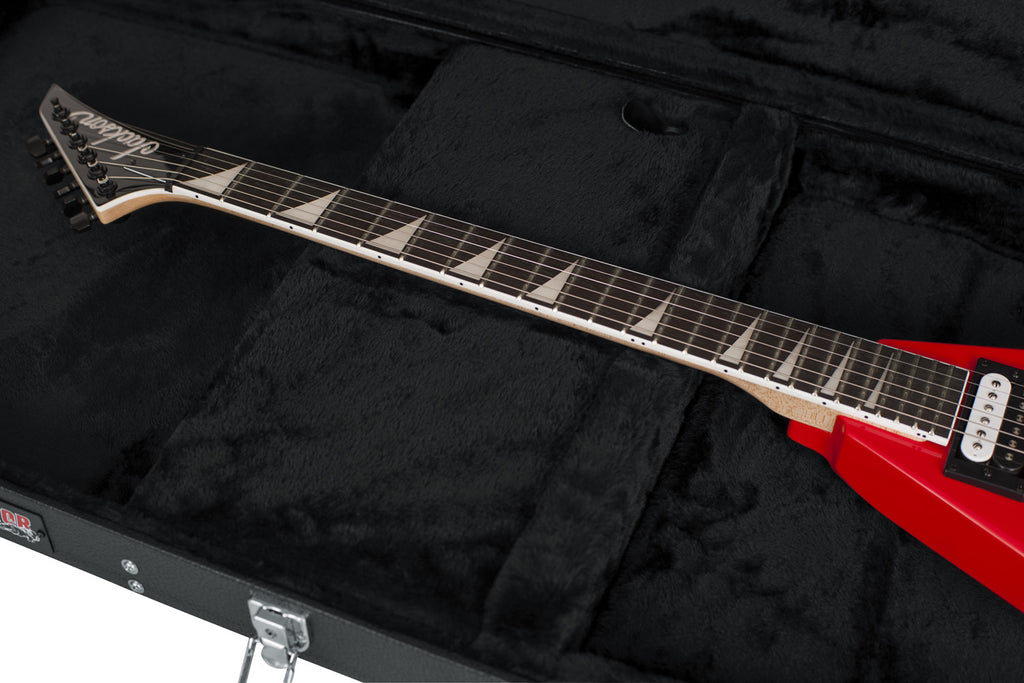 Gator Hard-Shell Wood Case for Extreme Guitars like Flying V or ...